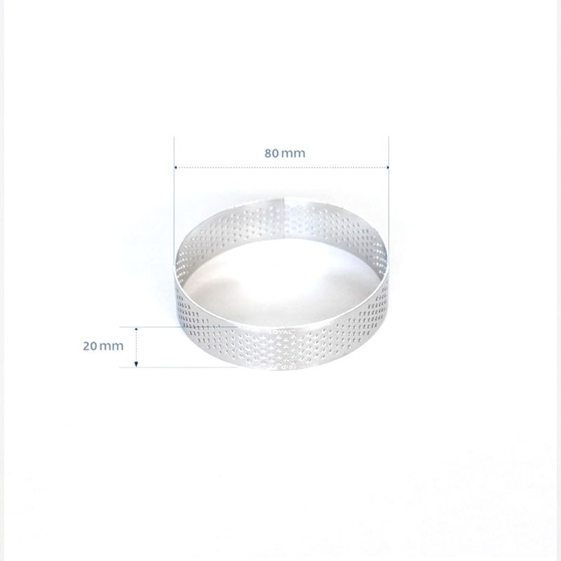 70mm PERFORATED RING S/S – Tajcut